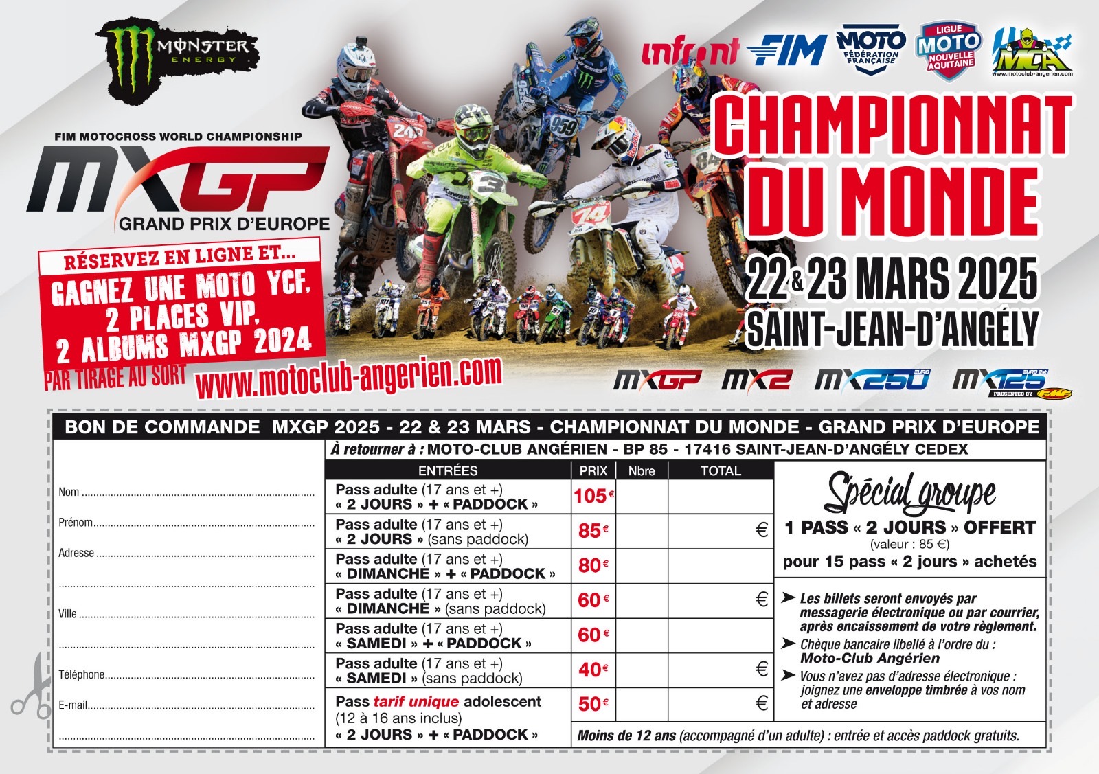 MXGP 2025 - Moto Club Angérien - Saint Jean d'angély - Charente-Maritime